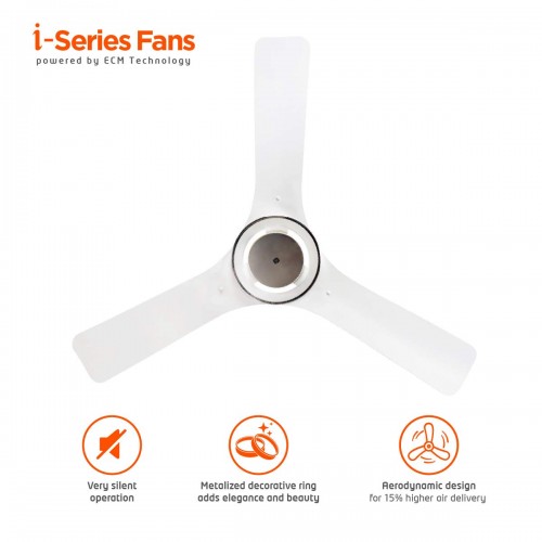 Buy Orient Electric i-Float 1200mm 32W BLDC 5 Star Ceiling Fan with ...